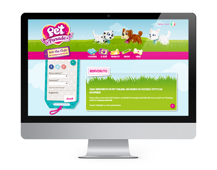 Pet Parade: web interattivo e social oriented | Netdream